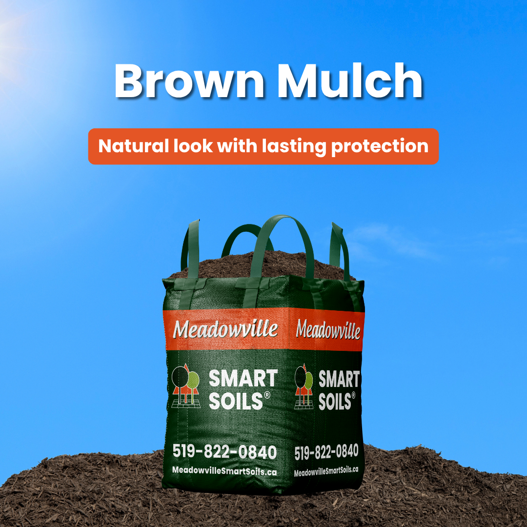 Brown Mulch ~ Yard Bag Delivery – Meadowville Smart Soils™